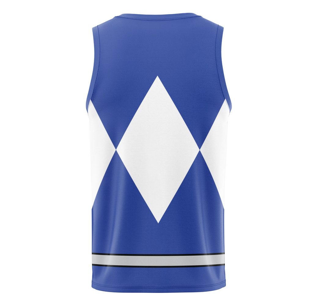 Blue Ranger Mighty Morphin Power Rangers Basketball Jersey